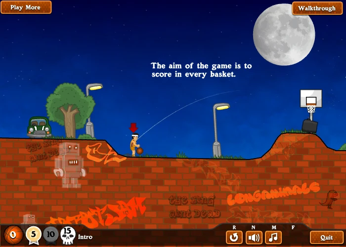 Play BasketBalls Level Pack Game Online - Maher Games