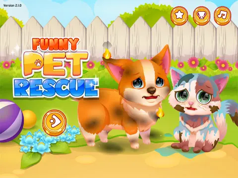 Игра Забавное спасение питомцев онлайн - Игры Махер